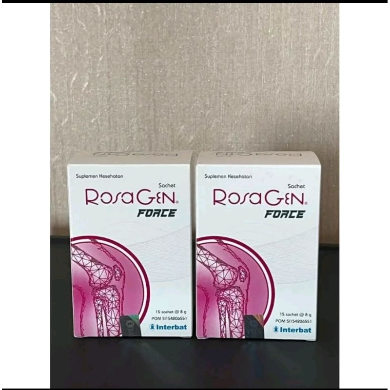 Jual ROSAGEN BOX 15 SACHET ROSAGEN SUPLEMEN SENDI ASAM URAT ROSAGEN ...