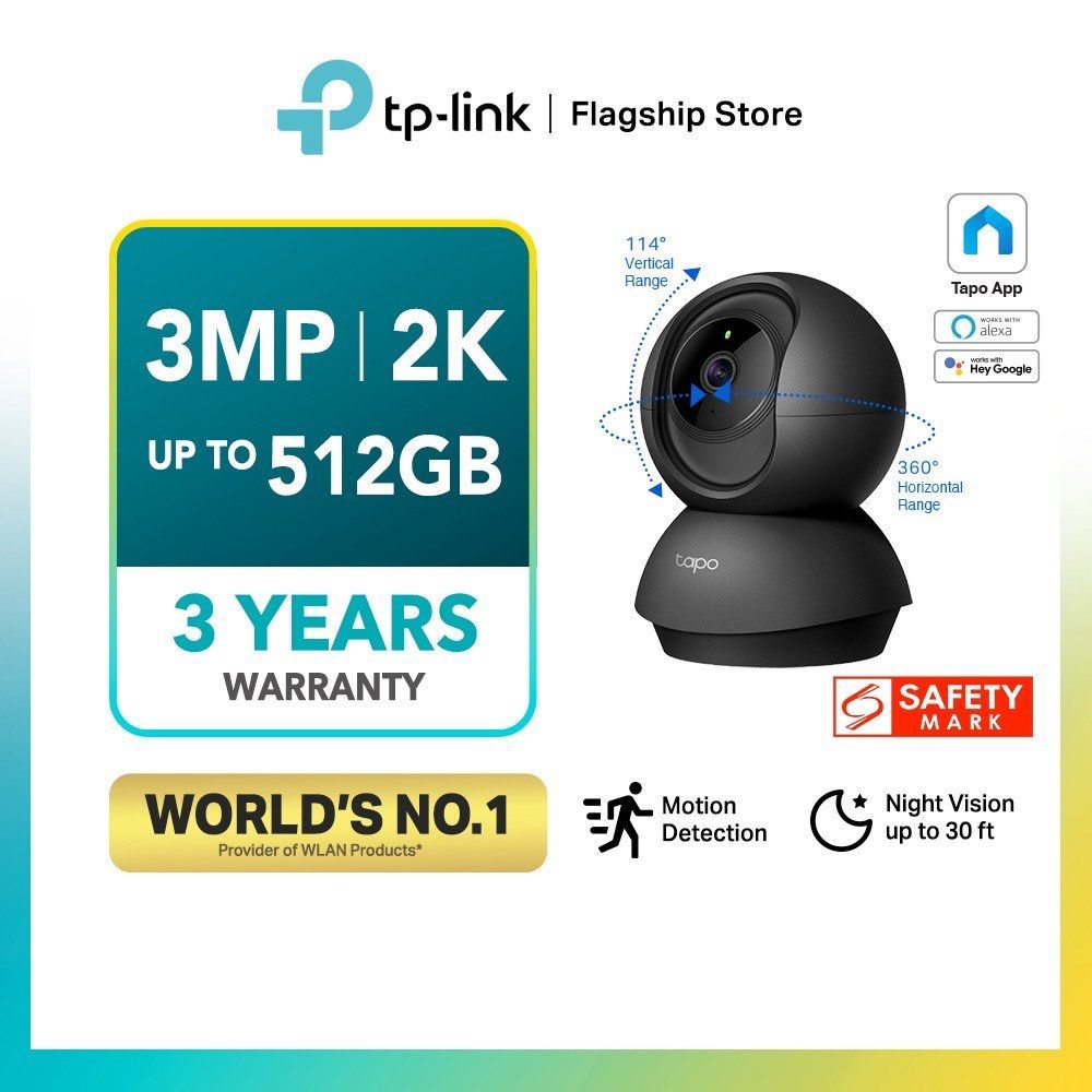 Jual IP Camera CCTV Wifi Tapo C211 Indoor 3MP 2K HD Night Vision 2Way ...