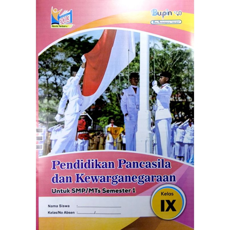 Jual BUKU LKS SMP MTS PENDIDIKAN PANCASILA PKN KELAS 9 SEMESTER 1 2024/ ...