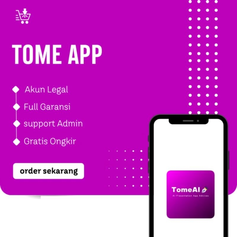 Jual TOME APP Premium AI Pembuatan Presentasi | Shopee Indonesia