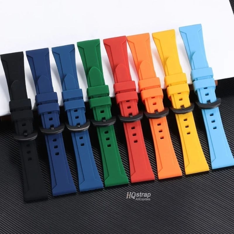 Jual Tali Jam Karet Rubber Strap For Alexander Christie/Expedition ...