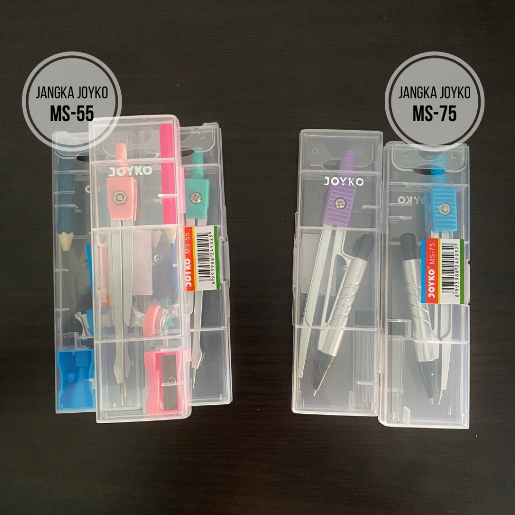 Jual Jangka Set JOYKO MS-55 Math Mathematics Matematika School Tools Office Equipment ...