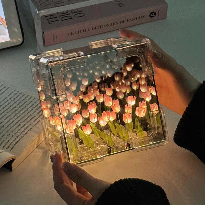 Jual [READY] DIY bunga tulip lampu led box/Tulip Malam Lampu Led Kamar ...