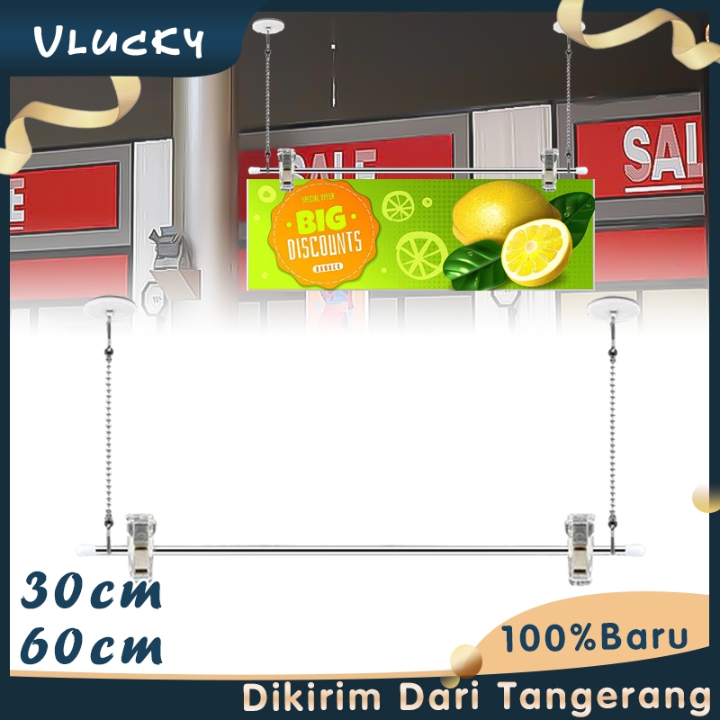 Jual Set Standing Banner alat gantung poster Hanging Banner Gantung ...