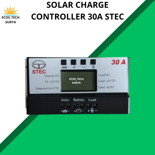 Jual SOLAR CHARGE CONTROLLER STEC | SCC DIGITAL 30A 12V-24V | Shopee ...