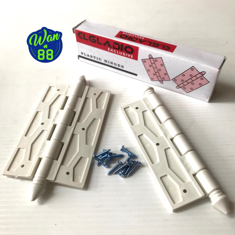 Jual Engsel PVC Plastik/Engsel Pintu Kamar Mandi PVC Elgladio /Tyro ...