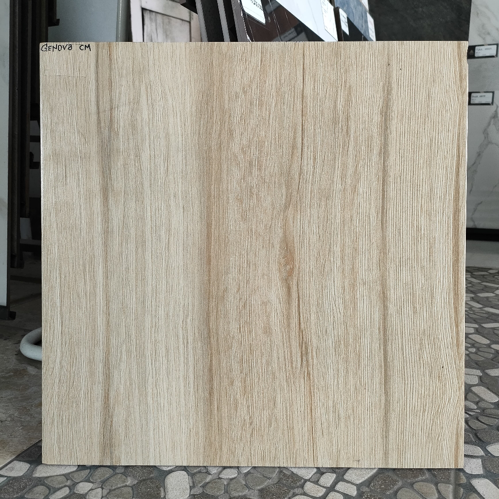 Jual Keramik Lantai Cutting Motif kayu 50x50 Uno Lazaro CM Pare Kediri | Shopee Indonesia