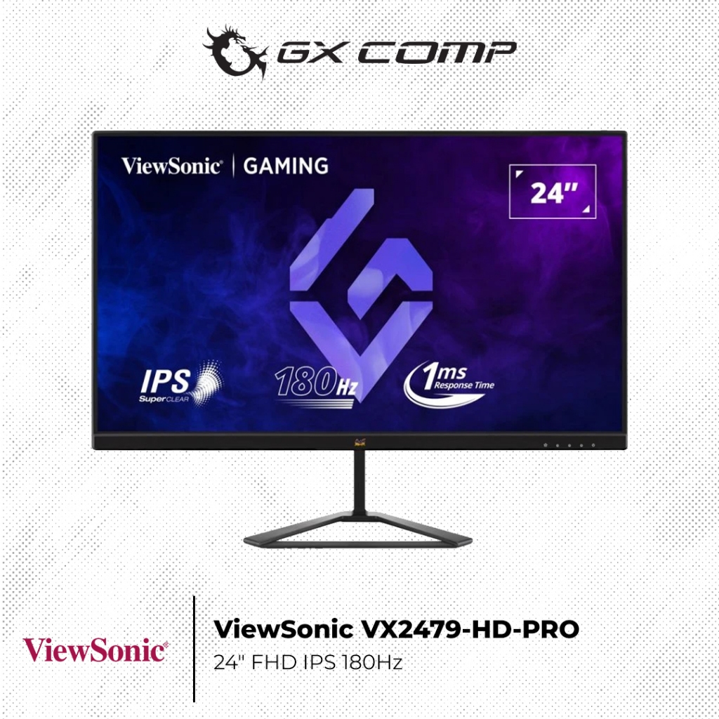 Jual Gaming Monitor ViewSonic VX2479-HD-PRO 24" FHD IPS 180Hz | Shopee ...