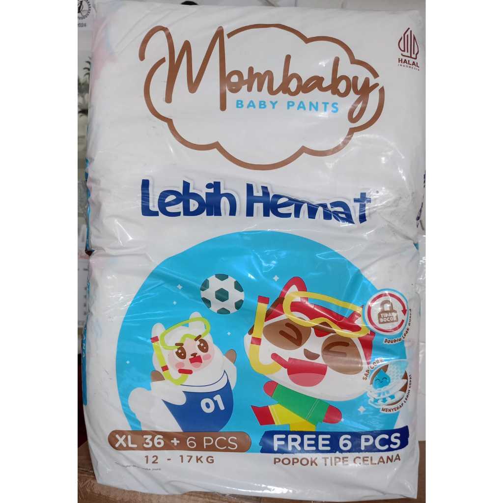 Jual MOMBABY PANTS S54+6 M50+6 L42+6 XL36+6 XXL32+6 POPOK CELANA | Shopee Indonesia