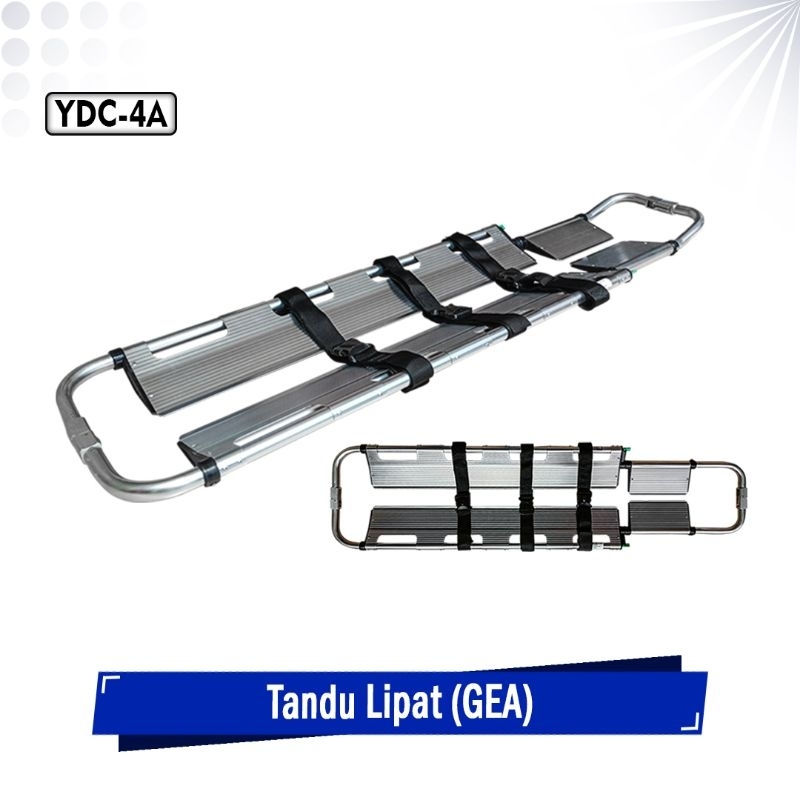 Jual Tandu Lipat 4 GEA Tandu Lipat 2 Folding Scoop Stretcher Aluminium ...