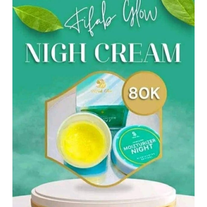 Jual NIGHT CREAM MOISTURIZER NIACINAMID FIFA GLOW BPOM, KEMASAN BARU ...