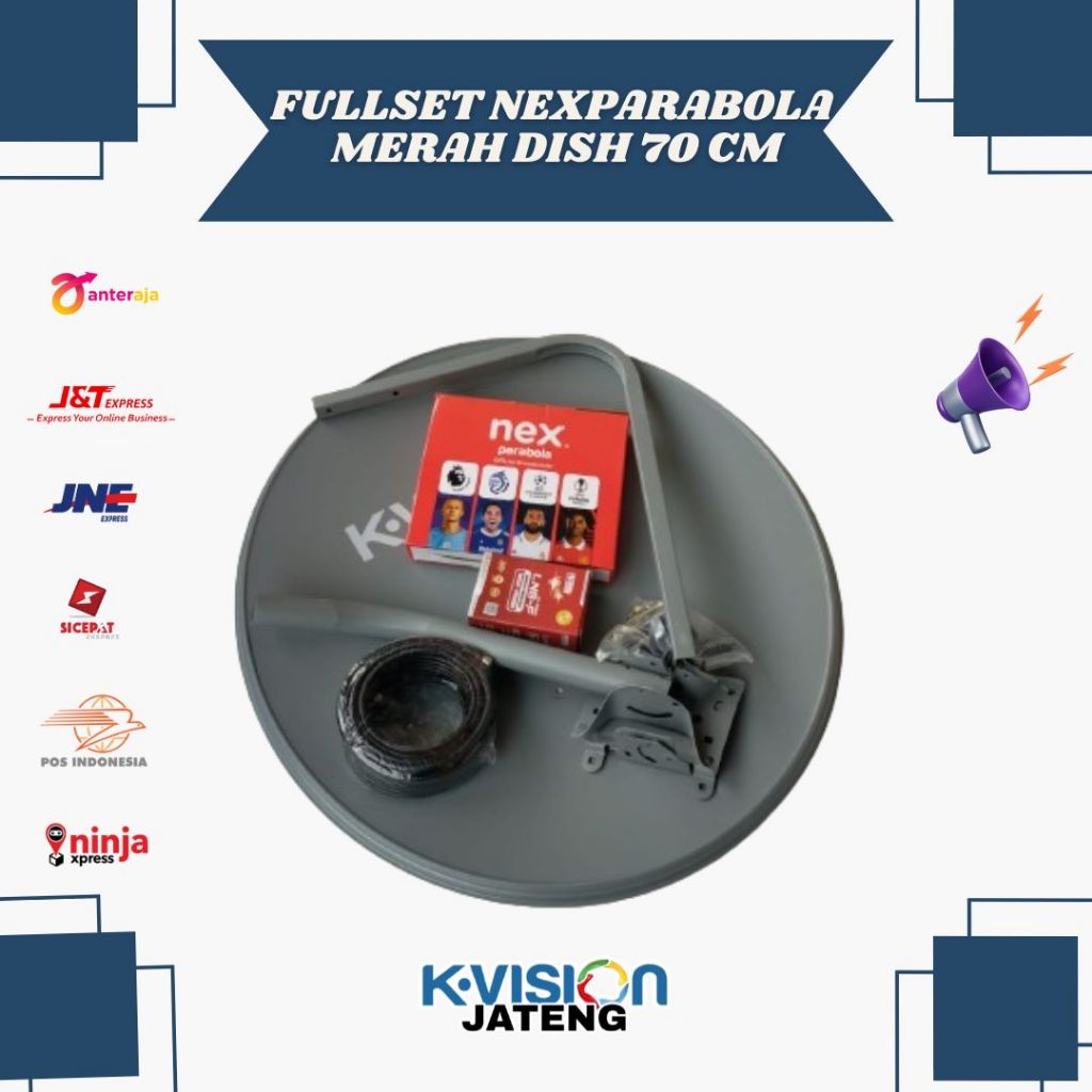 Jual Paket Parabola K-Vision 2 TV Receiver Nex Parabola Merah Dangdut ...