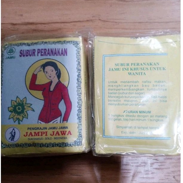 Jual Jamu Subur Peranakan Jampi Jawa Isi 10 Sachet | Shopee Indonesia
