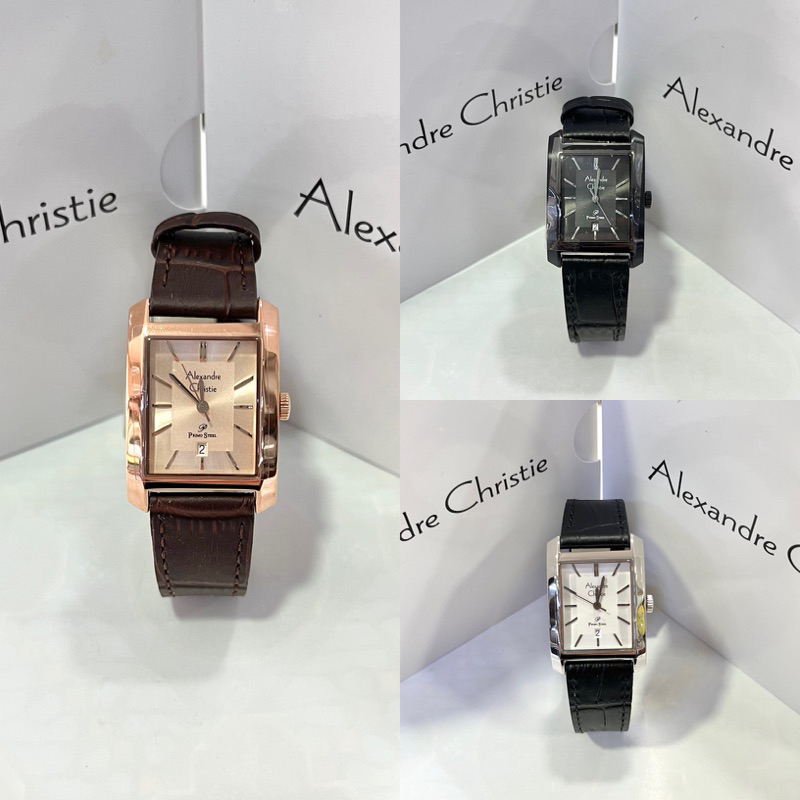 Jual JAM TANGAN WANITA ALEXANDRE CHRISTIE PRIMO LEATHER AC1019 AC 1019 ...