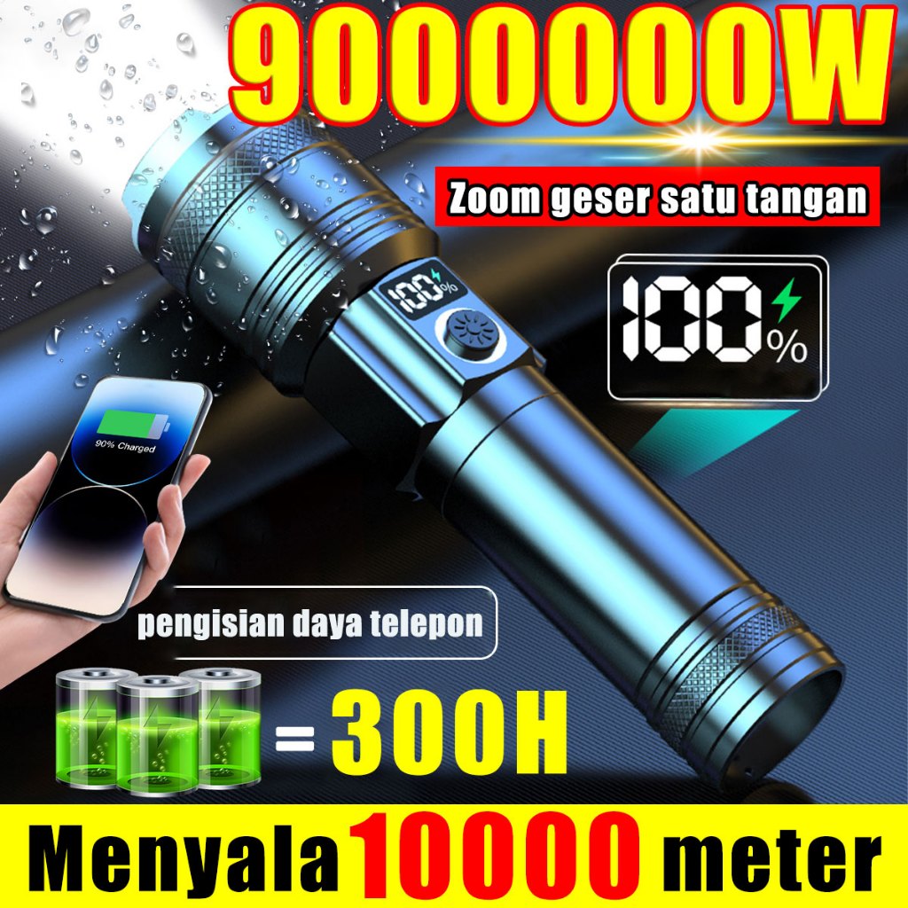 Jual 300 jam tanpa mengisi daya Iradiasi 8000 meter jarak jauh zoom ...