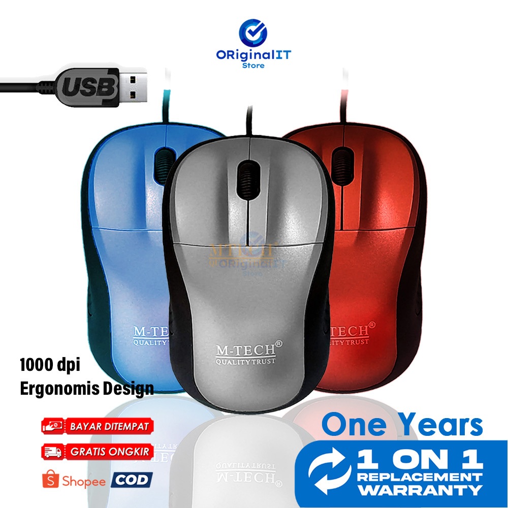 Jual Mouse USB MT06 / Mouse Kabel / Mouse PC Komputer laptop | Shopee ...