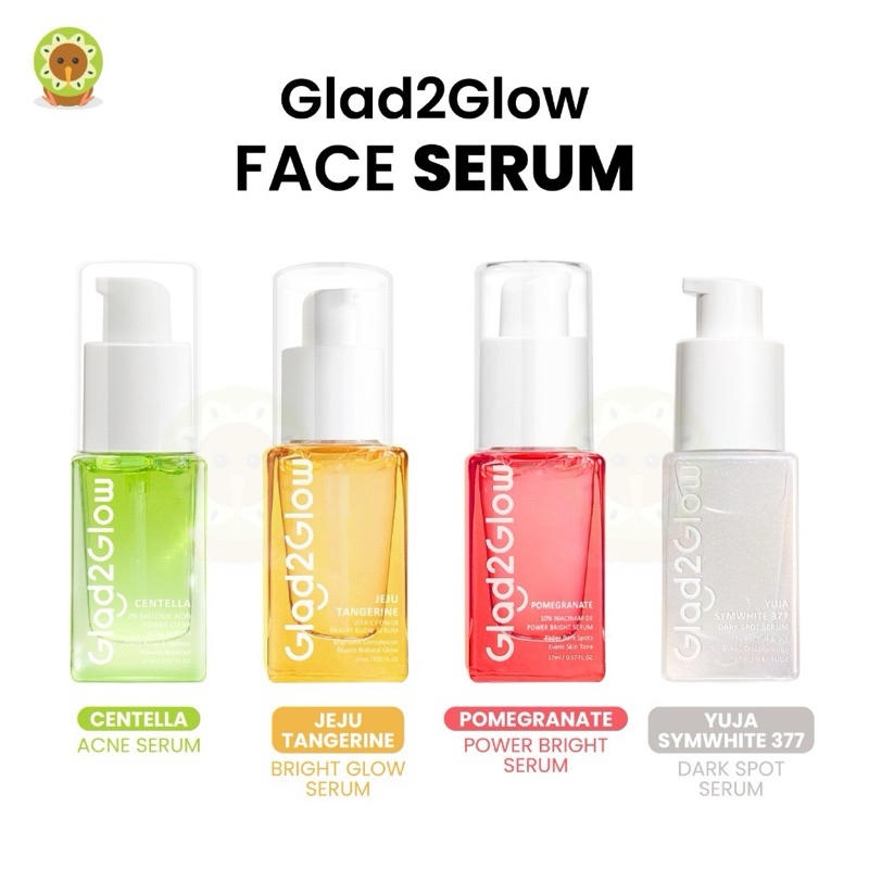 Jual Glad2Glow Face Serum Centella Salicylic Acid Acne | Pome Bright ...
