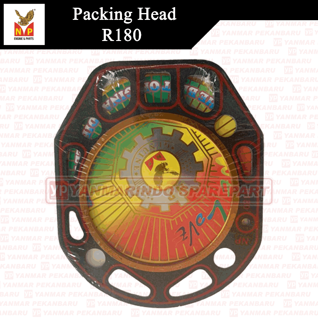 Jual R180 Gasket Head Packing Deksel Paking Kop mesin dongfeng 8PK NP ...