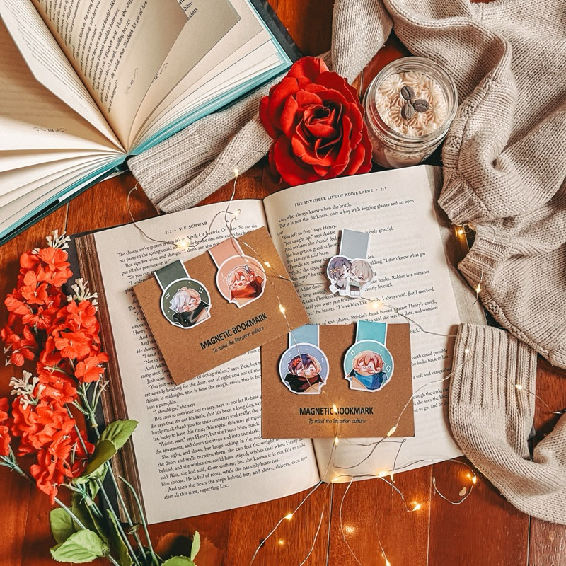 Jual Magnetic Bookmark Genshin Impact HSR Couple Alhaitham x Kaveh ...