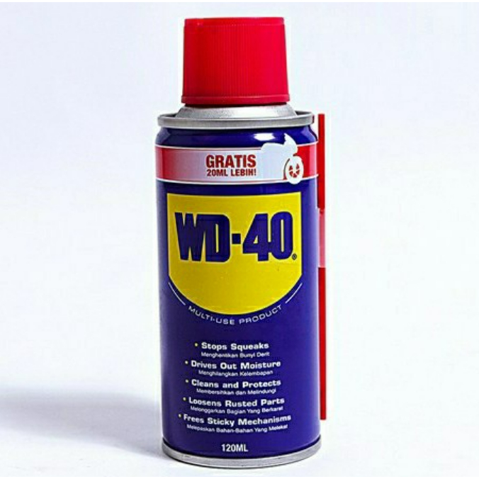 Jual WD40 multi use products 120ml pelumas anti karat WD 40 120 ml | Shopee Indonesia