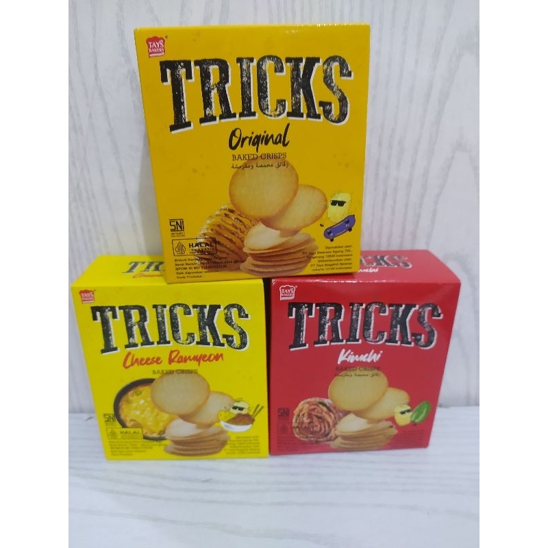 Jual TRICKS BAKED CRISP ORIGINAL/ASIAN BBQ/KIMCHI/CHEESE RAMYEON ...