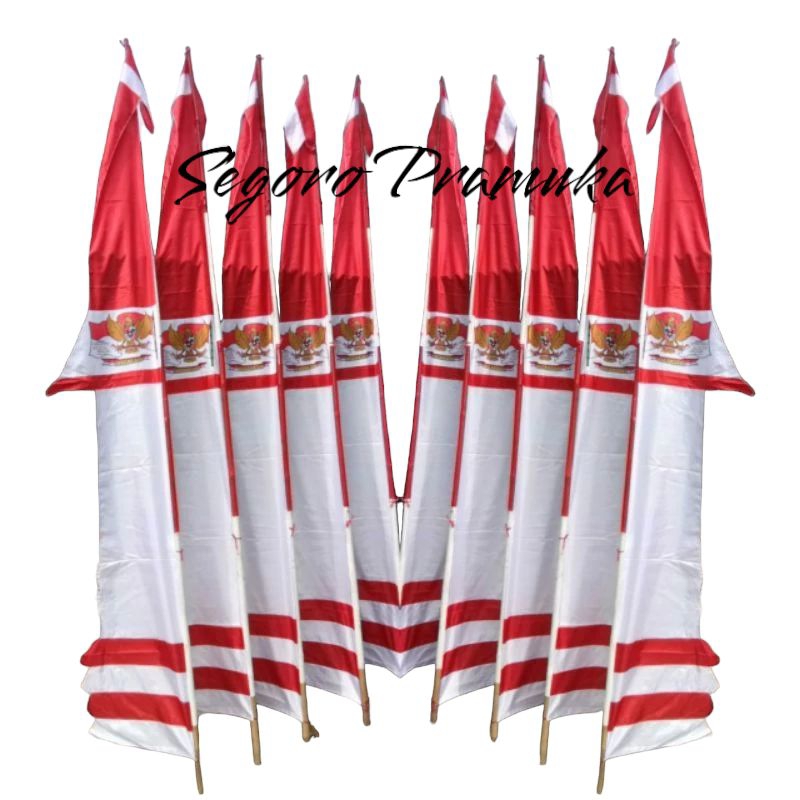 Jual Bendera Umbul Umbul Layur 4 Meter Garuda Merah Putih | Shopee Indonesia