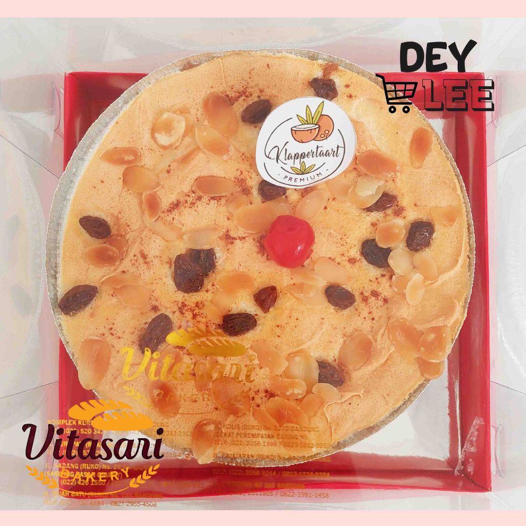 Jual VITASARI Klappertaart Premium Bulat Coconut Cake Bandung | Shopee Indonesia