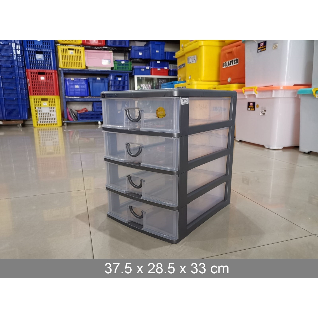 Jual SHINPO MAXIM Laci Mini Container Susun 4 Tingkat SIP 355 S4 ...