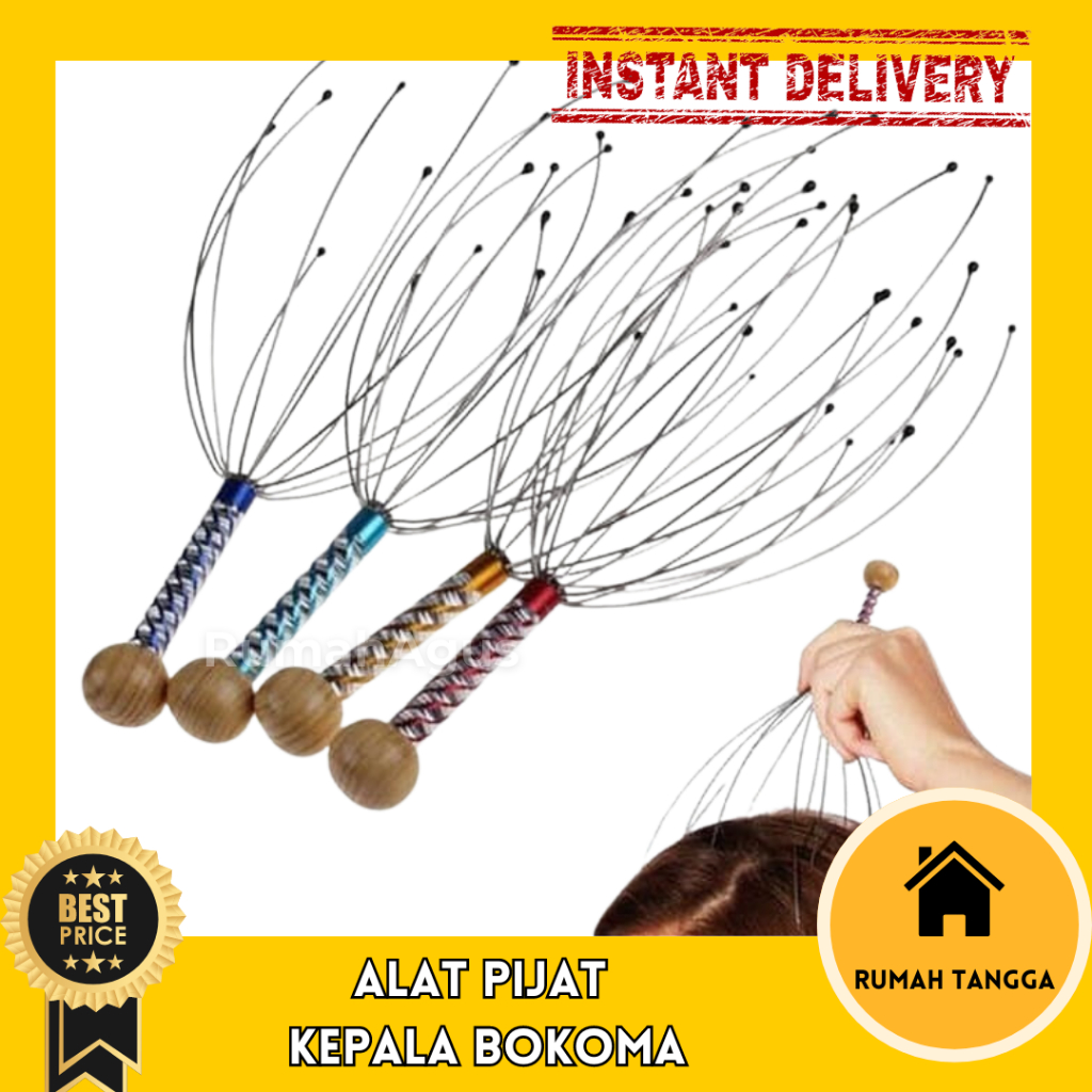 Jual Bokoma Alat Pijat Kepala / Alat Refleksi kepala /Head massage ...