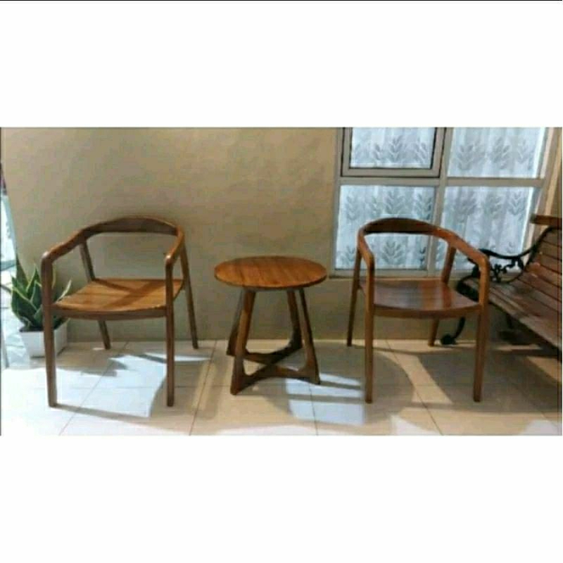 Jual set kursi teras Selly set meja teras meja minimalis set meja ...