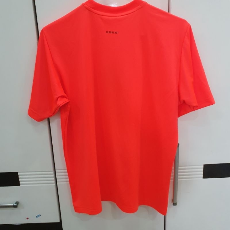 Jual kaos Adidas unisex orange neon | Shopee Indonesia
