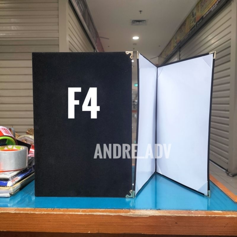 Jual map hitam map kantor map sekolah map uapcara mewah Ready stock ...