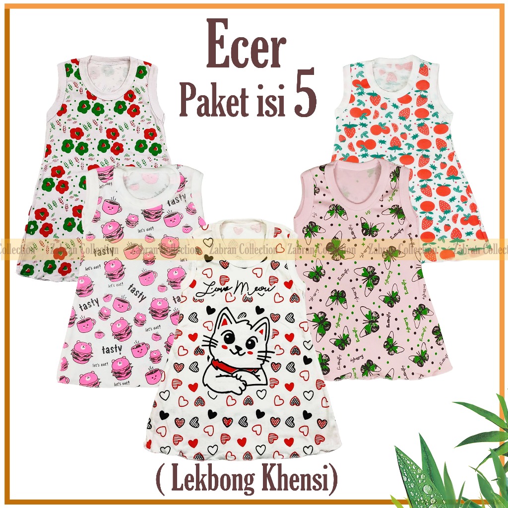 Jual Isi - 5 Dress Anak yukensi / Dress Anak Perempuan / Dress Bayi ...