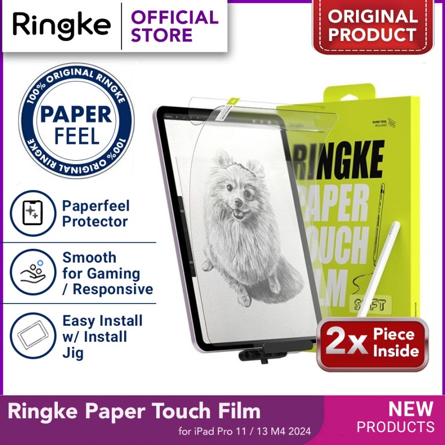 Jual PaperLike iPad Pro 11 13 inch M4 2024 Ringke Paper Touch Feel ...
