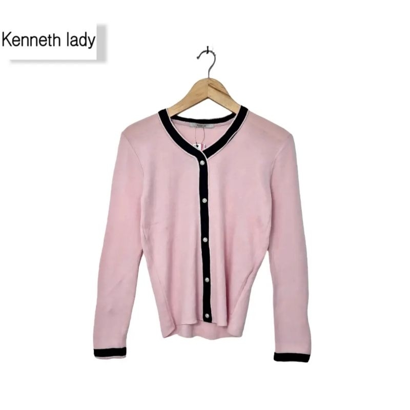 Jual Cardigan List Baby Pink (KODE : B26 -37 ) | Shopee Indonesia