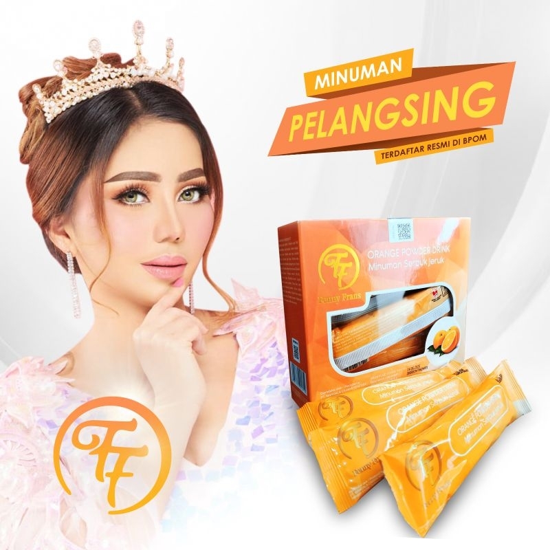 Jual fiber pelangsing orange powder drink ff original bpom by fenny ...