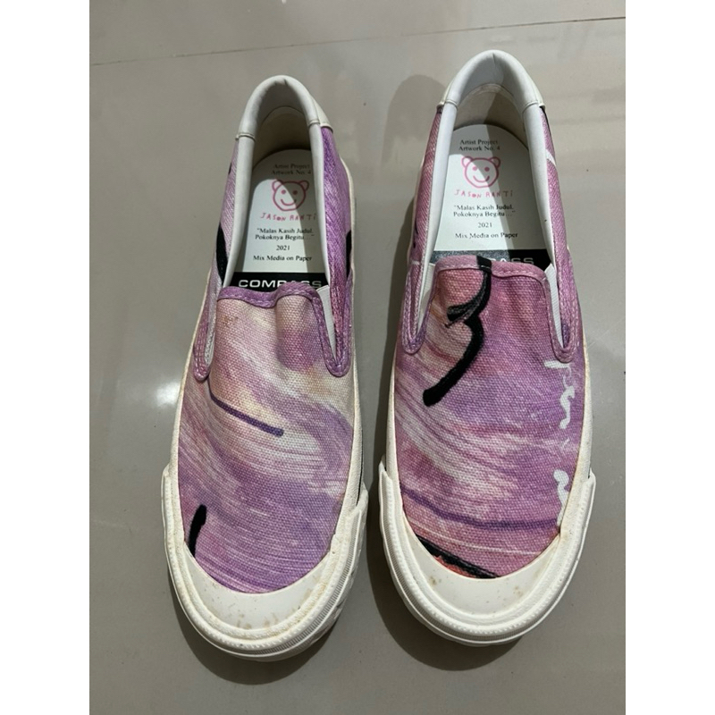 Jual New (ORIGINAL) Compass x Jason Ranti | Retrograde Slip On Jejeboy ...