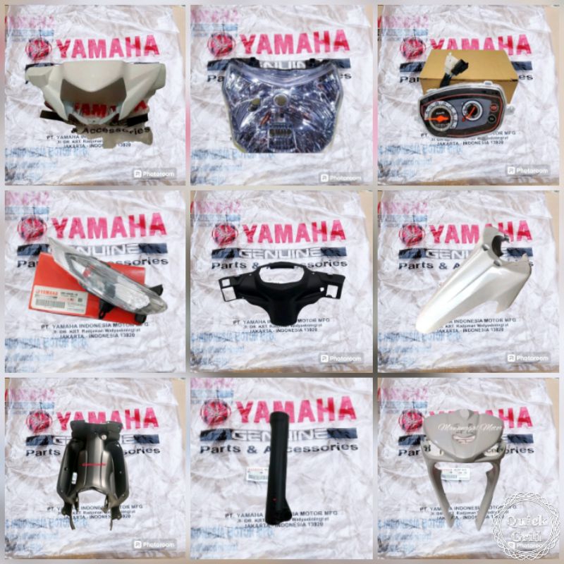 Jual PAKET BODY VEGA ZR PUTIH ORIGINAL YAMAHA YGP | Shopee Indonesia