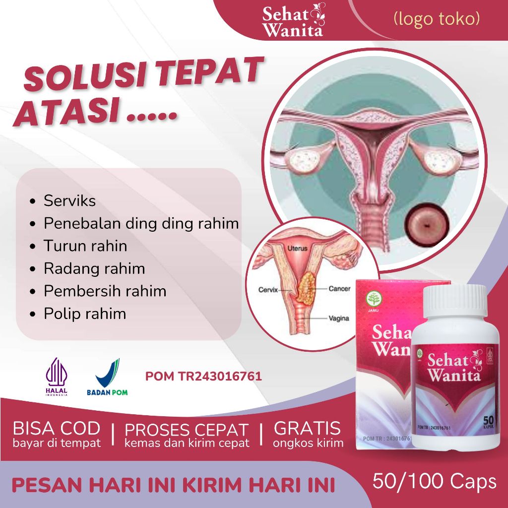 Jual Obat Serviks, Obat Penebalan Dingding Rahim, Obat Turun Rahim ...