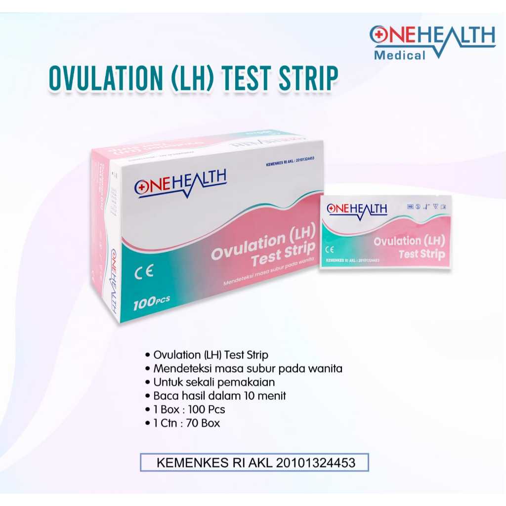 Jual Onehealth Ovutest Test pack Strip Uji Masa Subur Ovulation Test 10 ...