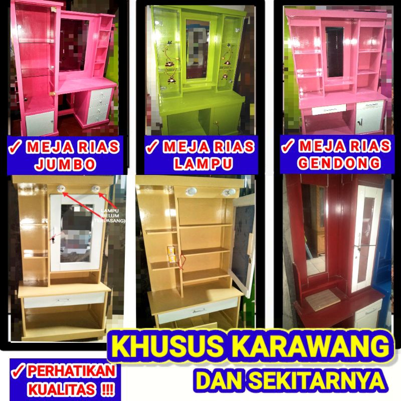 Jual TOLET MEJA RIAS KACA EKONOMIS / TOLET MEJA RIAS KAMAR / MEJA RIAS ...