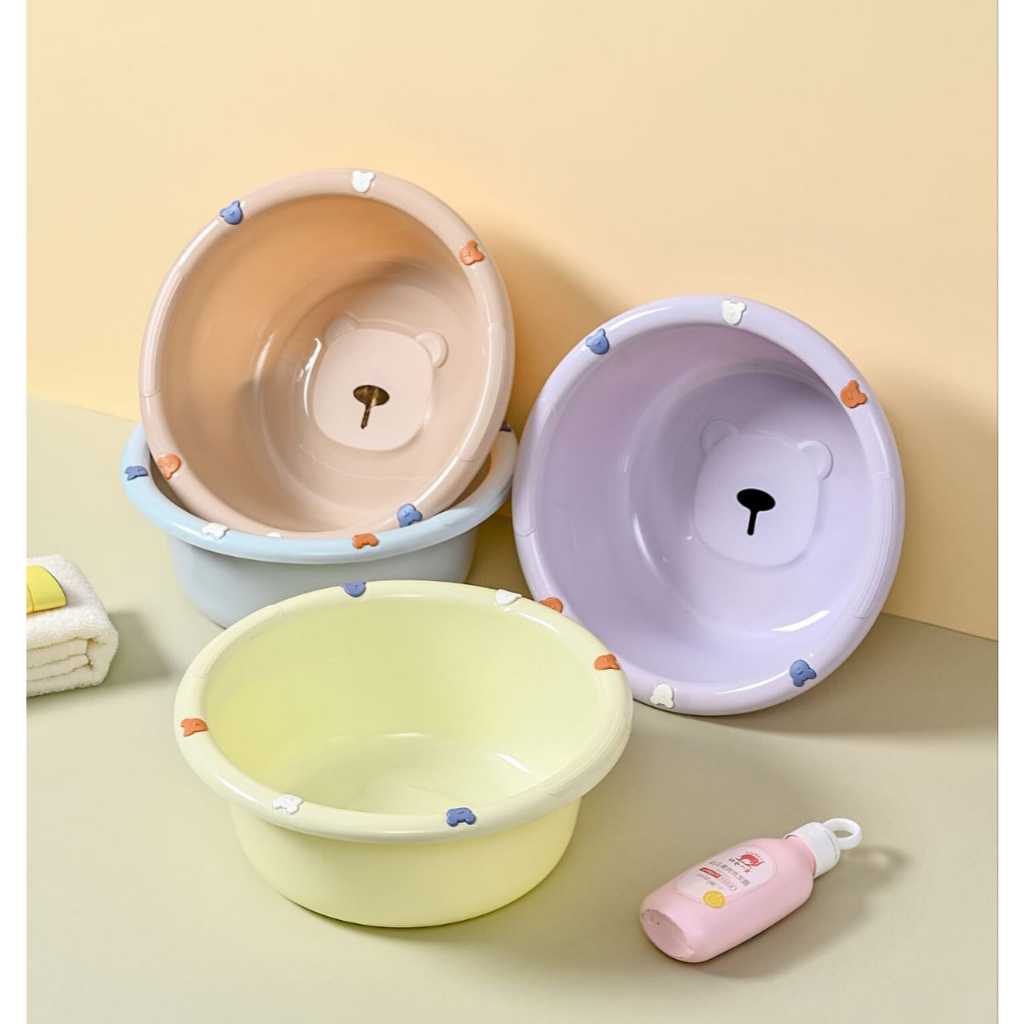 Jual Baskom Plastik Air Serbaguna Warna Pastel / Baskom Cuci Baju ...