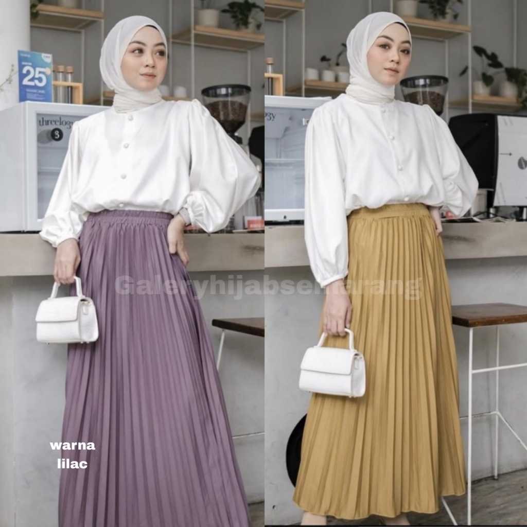 Jual Rok plisket premium / ROK MAYUNG PLISKET / FIT TO XL XXL XXXL ...