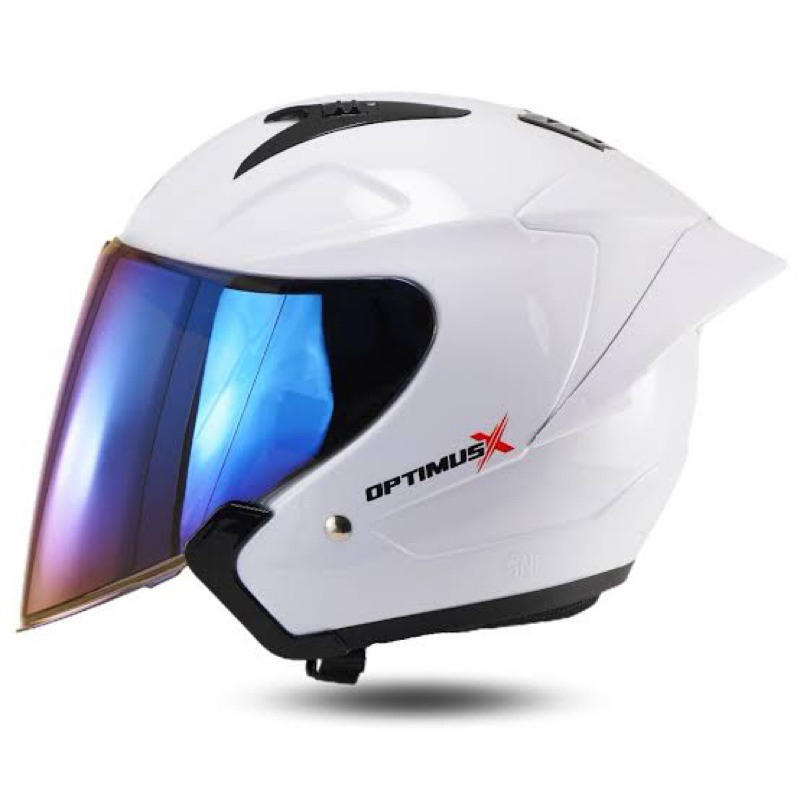 Jual HELM R-SIX OPTIMUS HELM HALLFACE ORIGINAL 100% SNI | Shopee Indonesia