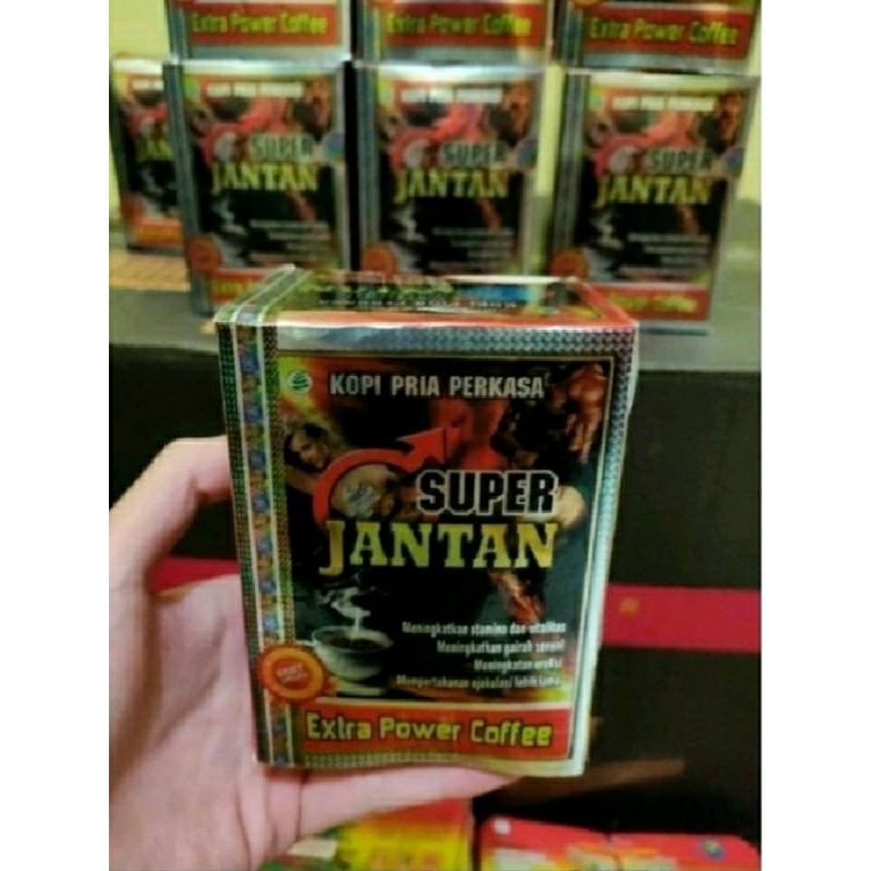 Jual KOPI PRIA SUPER JANTAN kuat dan tahan lama full extra strong | Shopee Indonesia