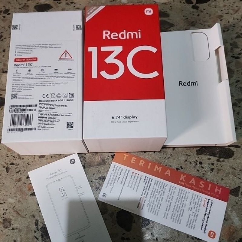 Jual dus box redmi 13c asli copotan kondisi kosongan | Shopee Indonesia