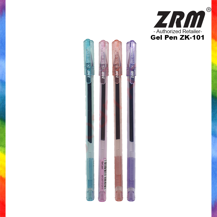 Jual ZRM ZK-101 Gel Pen Hitam / Pulpen / Pen 0.5mm | Shopee Indonesia