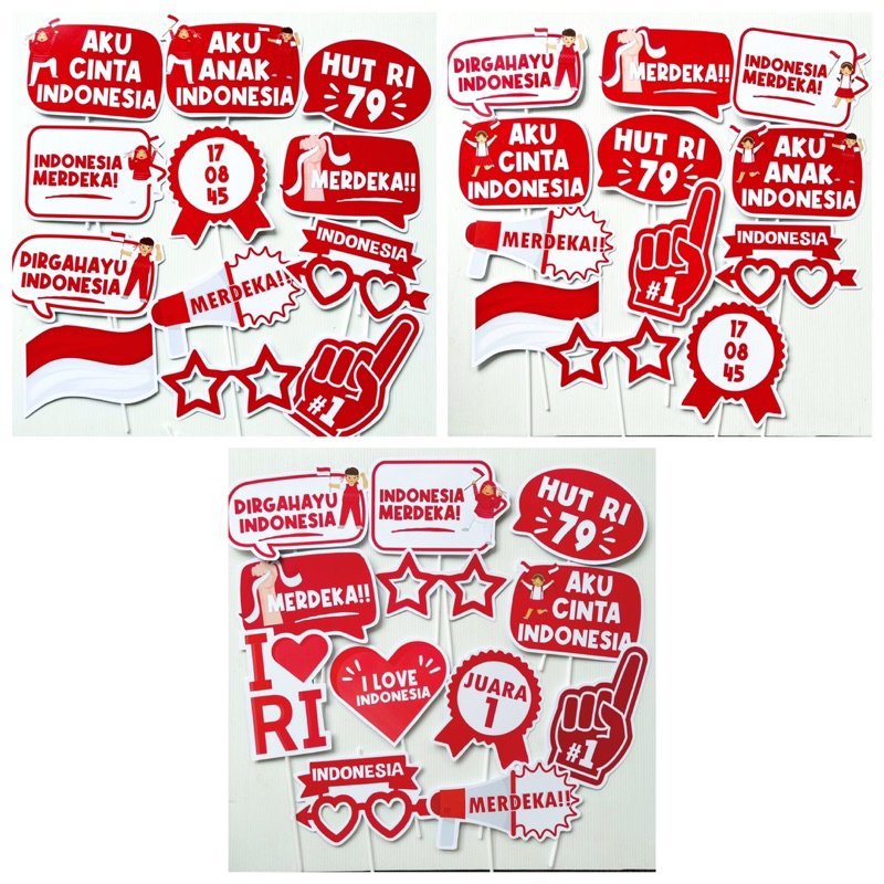 Jual PROPS KIDS 17 AGUSTUS 45 PHOTOBOOTH 17AN AGUSTUSAN HUT RI | Shopee ...
