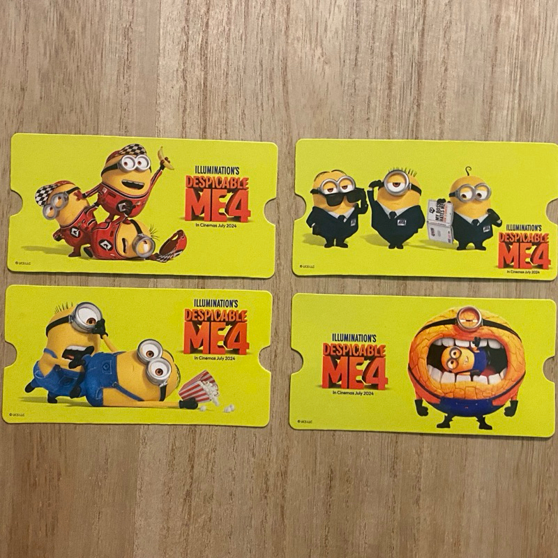 Jual Collectible Ticket Despicable Me 4, Minion | Shopee Indonesia