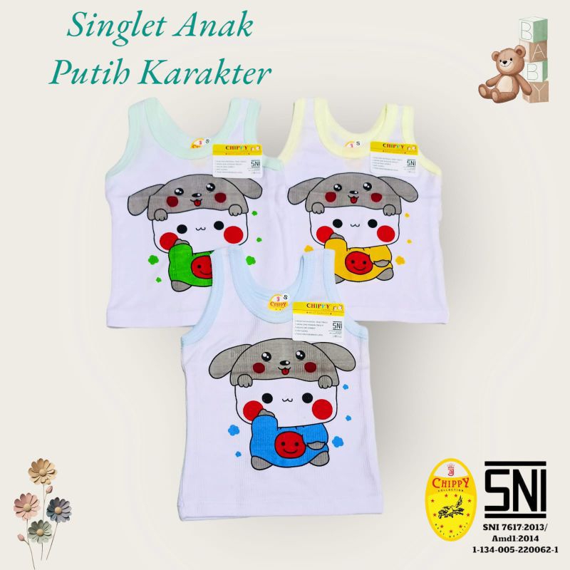Jual Kaos Dalam Bayi Karakter Chippy SNI / Kaos Dalam Anak / Singlet ... Jual Kaos Dalam Bayi Karakter Chippy SNI / Kaos Dalam Anak / Singlet ...